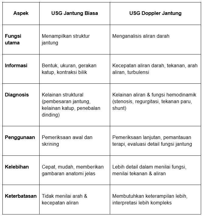 USG Doppler Jantung: Fungsi, Jenis, dan Cara Kerjanya